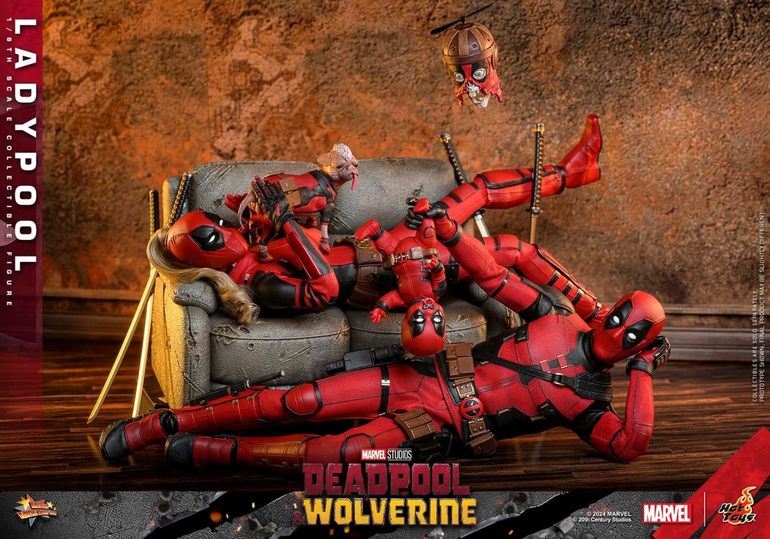 Hot Toys Ladypool Sixth Scale Figure Limited Deadpool and Wolverine ...