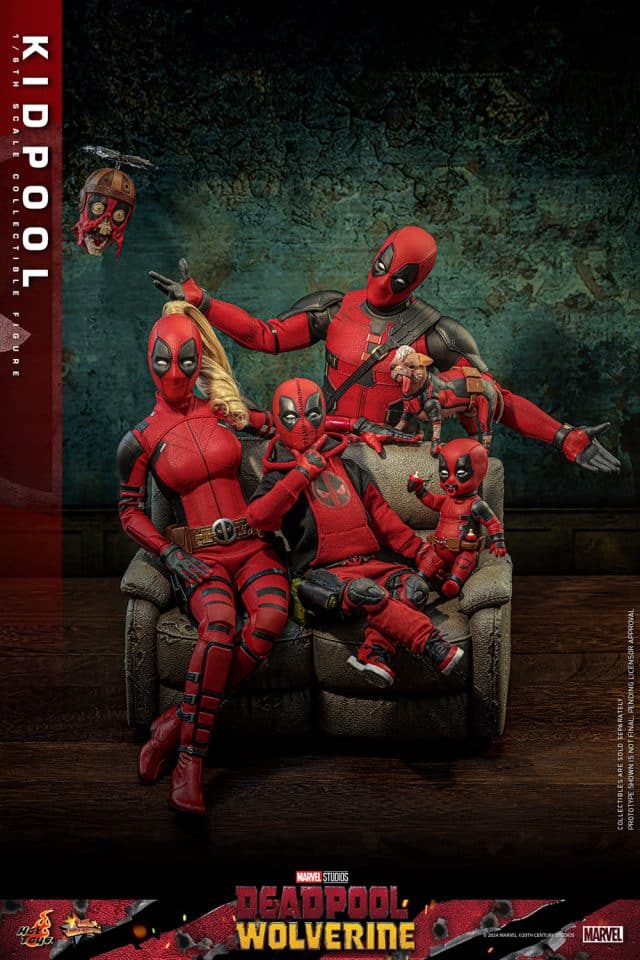 Hot Toys Kidpool Sixth Scale Figure Limited Marvel Deadpool Collectible ...