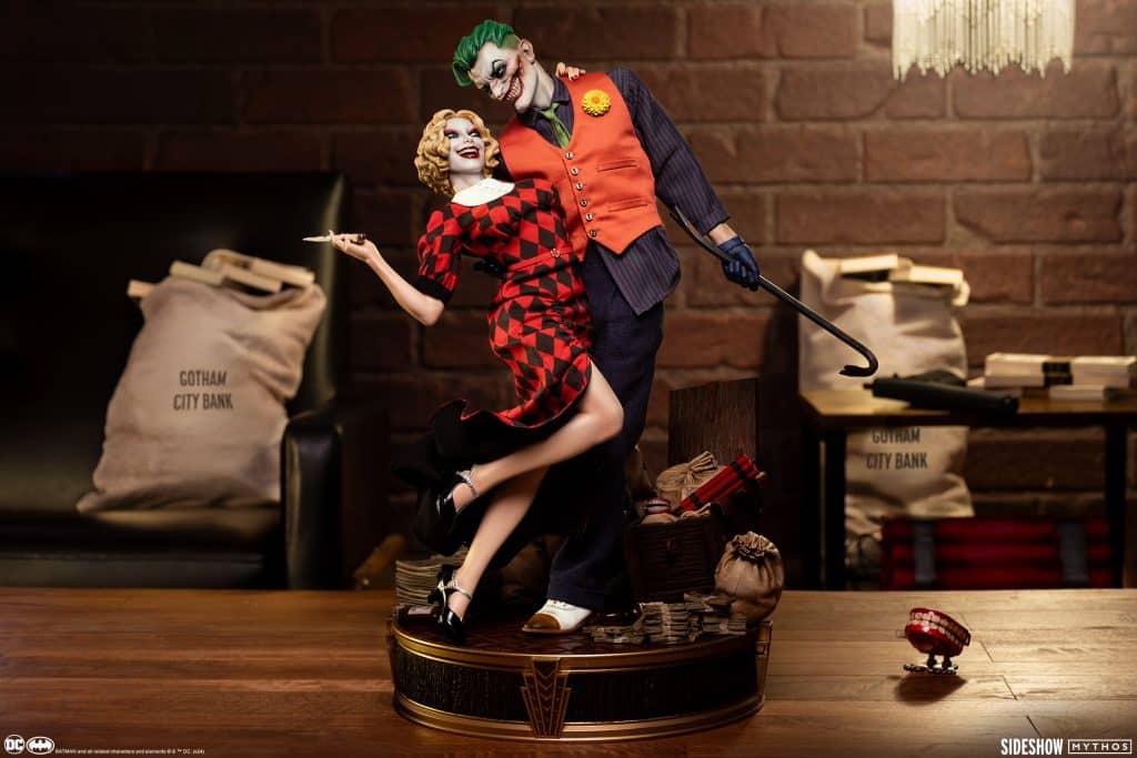 Sideshow Collectibles The Joker and Harley Quinn Lawless Love Statue ...