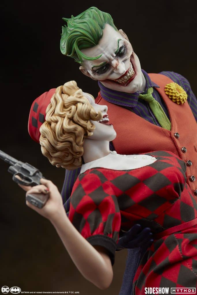 Sideshow Collectibles The Joker and Harley Quinn Lawless Love Statue ...