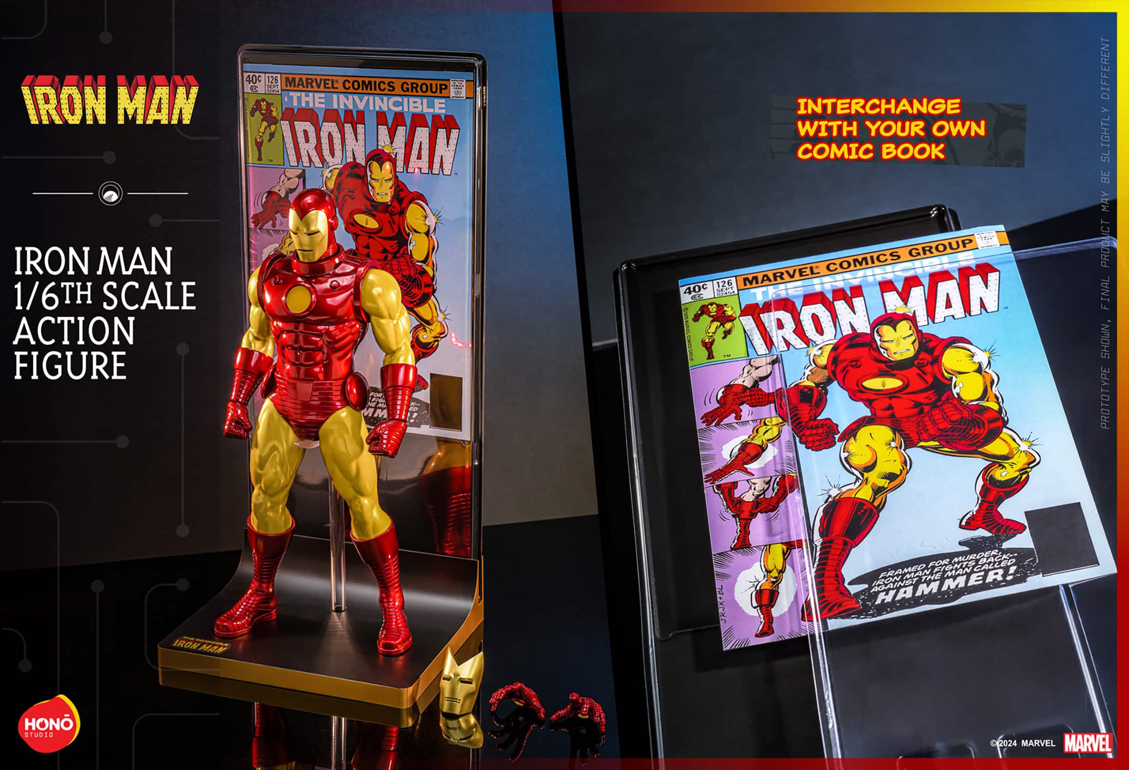 Hono Studio Iron Man Sixth Scale Figure Limited Marvel Collectible ...