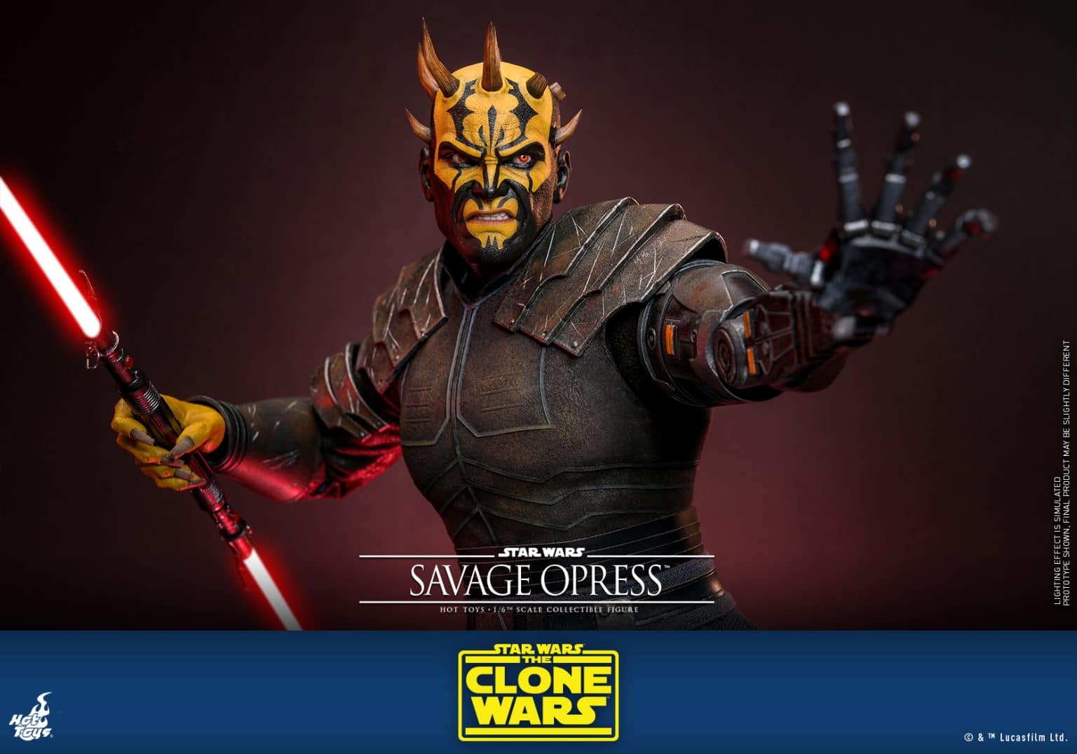 Savage Opress Sixth Scale Figure Star Wars The Clone Wars Limited ...