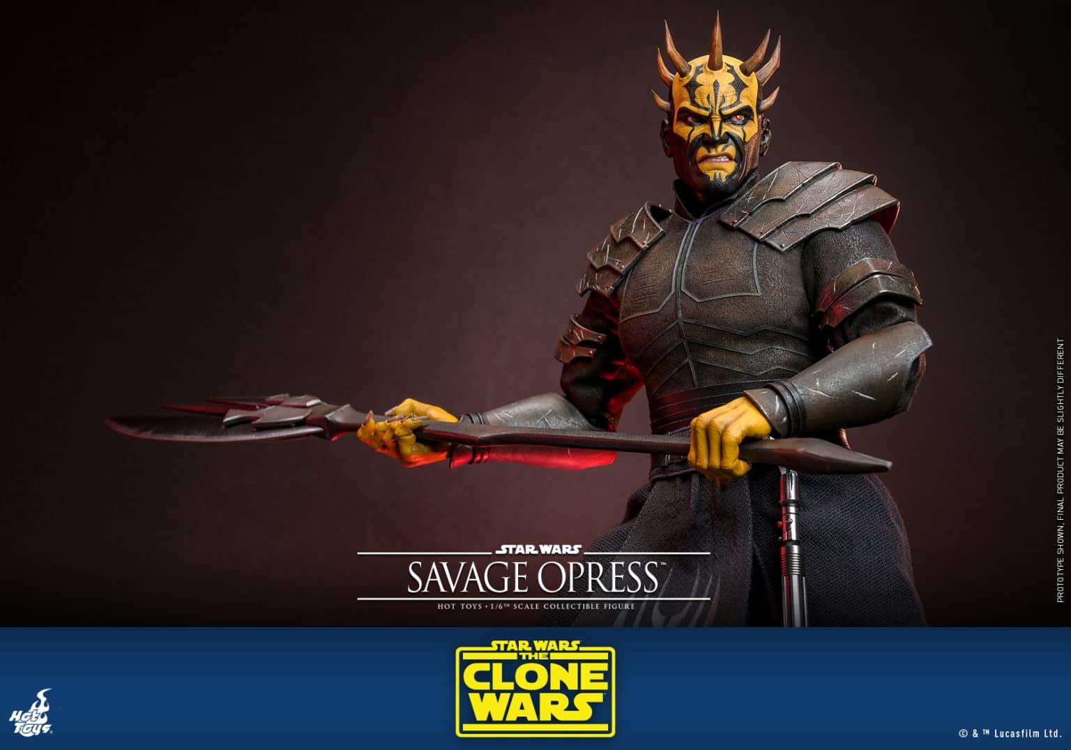 Savage Opress Sixth Scale Figure Star Wars The Clone Wars Limited ...