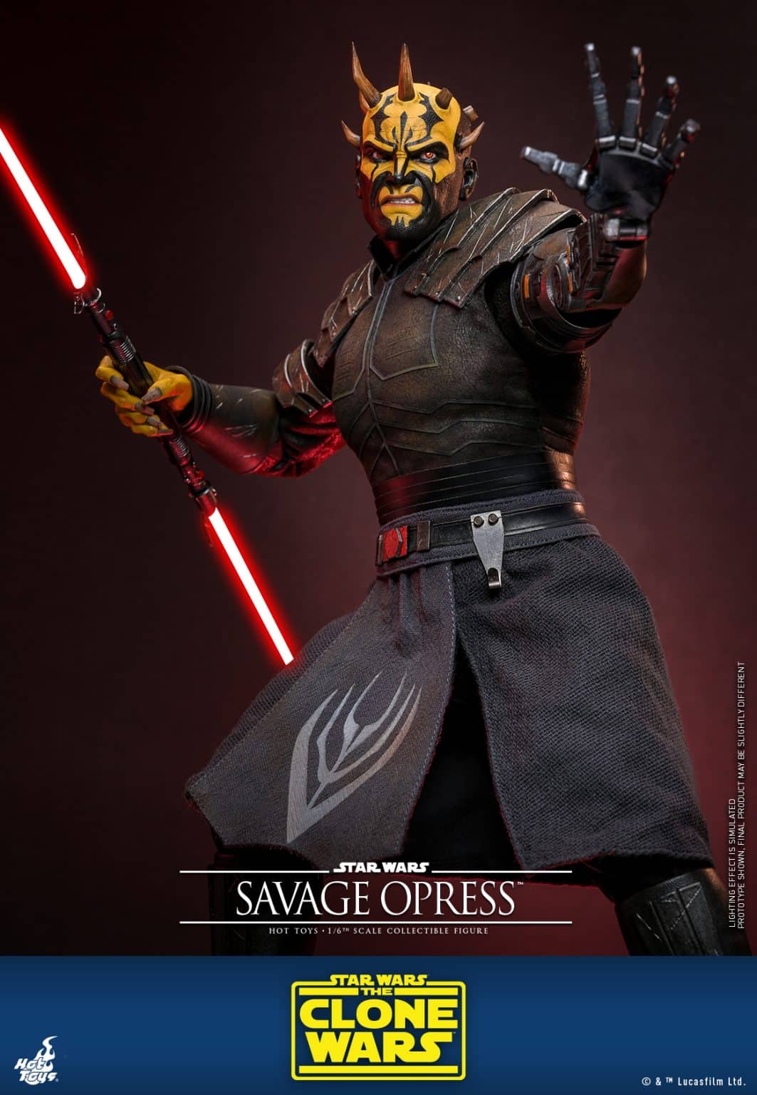 Savage Opress Sixth Scale Figure Star Wars The Clone Wars Limited ...