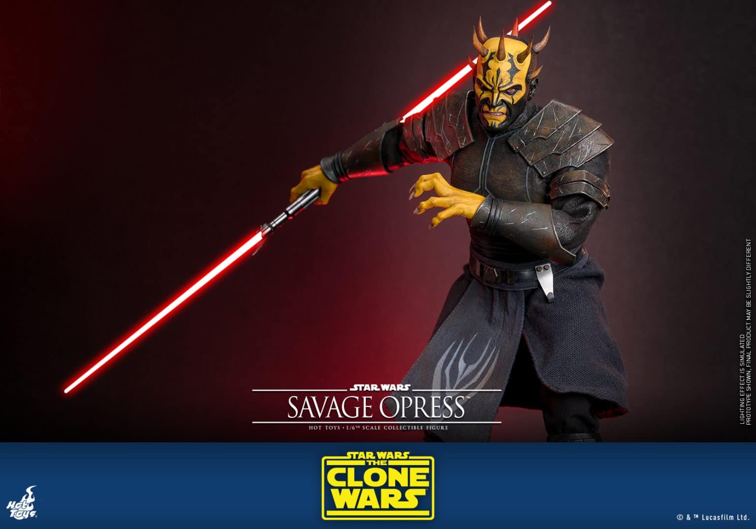 Savage Opress Sixth Scale Figure Star Wars The Clone Wars Limited ...