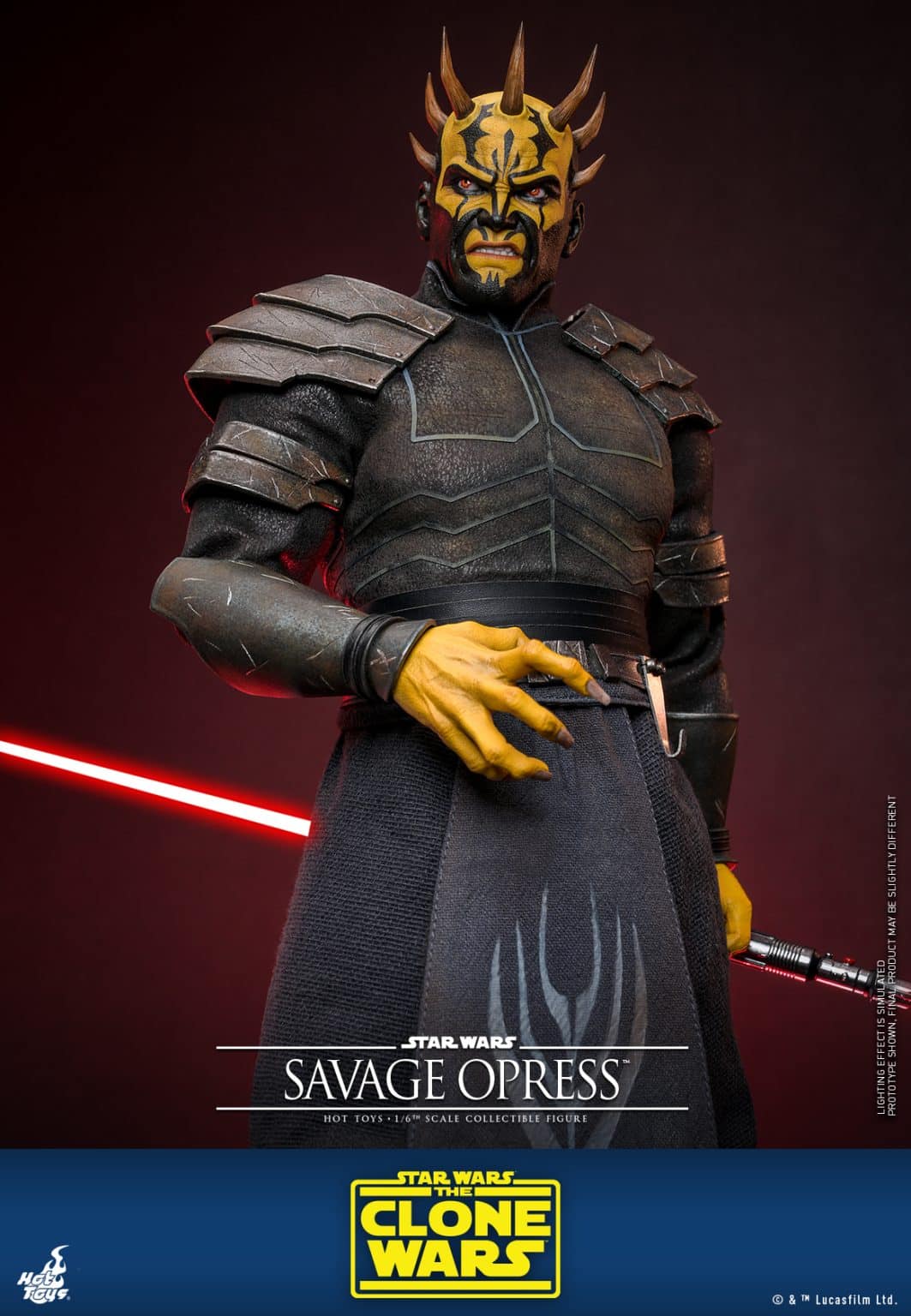 Savage Opress Sixth Scale Figure Star Wars The Clone Wars Limited ...