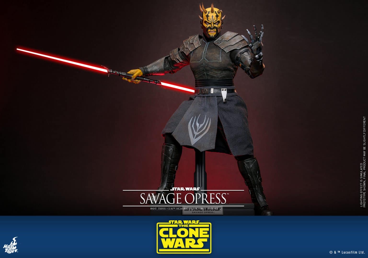 Savage Opress Sixth Scale Figure Star Wars The Clone Wars Limited ...