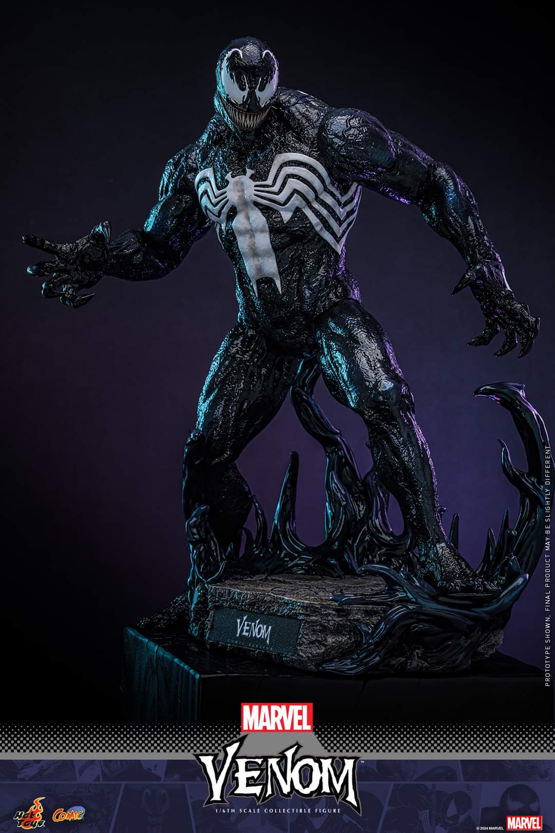 Venom Sixth Scale Figure Marvel Comics Edition - Comic Concepts