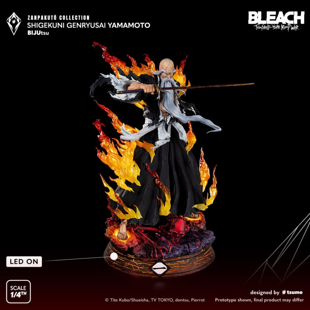 Shigekuni Genryusai Yamamoto Statue BLEACH BIJUtsu Collection - Comic ...