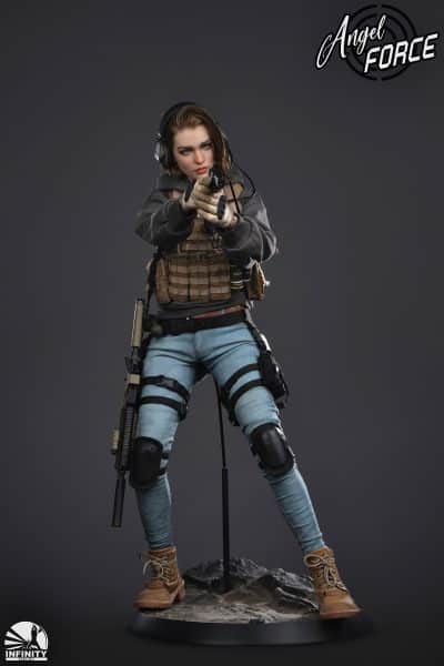 MIA Angel Force 1/3 Scale Full Silicone Action Figure - Comic Concepts