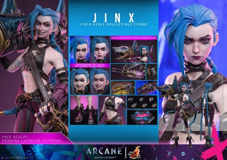 Jinx Sixth Scale Figure Arcane Limited Collectible - Comic Concepts