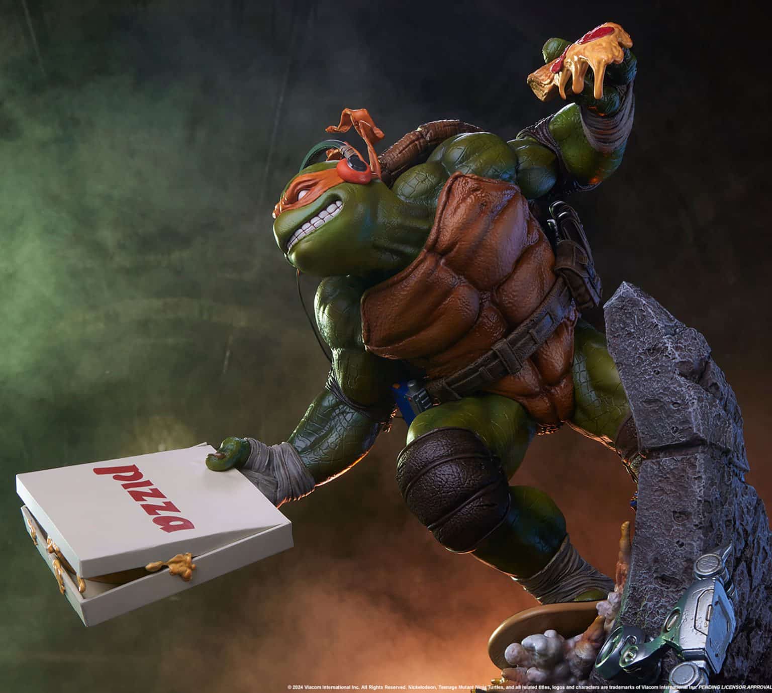 Michelangelo Deluxe Statue TMNT Legends 1:3 Scale Collection - Comic ...