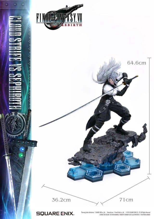 Cloud Strife Vs. Sephiroth Deluxe Statue Set Final Fantasy VII Rebirth ...