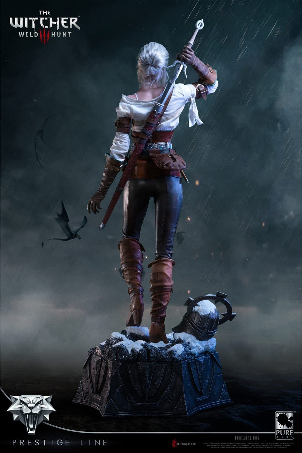 Ciri Of Cintra 1:2 Scale Statue Witcher 3 Prestige Line – Comic Concepts