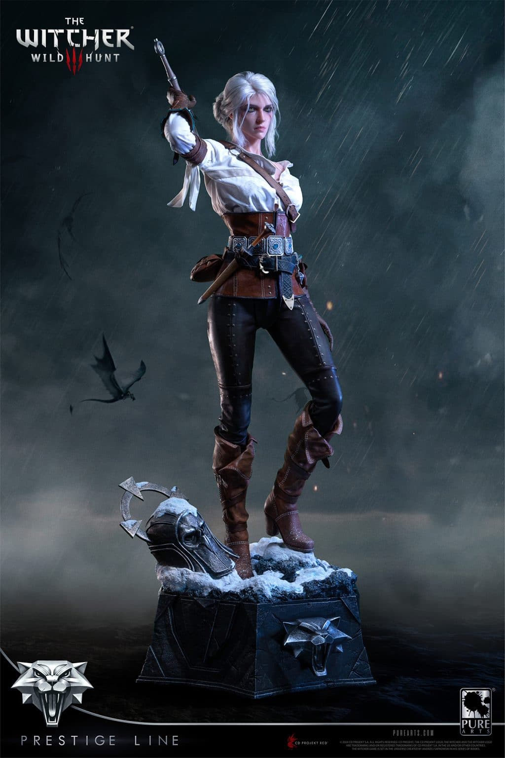 Ciri Of Cintra 1:2 Scale Statue Witcher 3 Prestige Line – Comic Concepts
