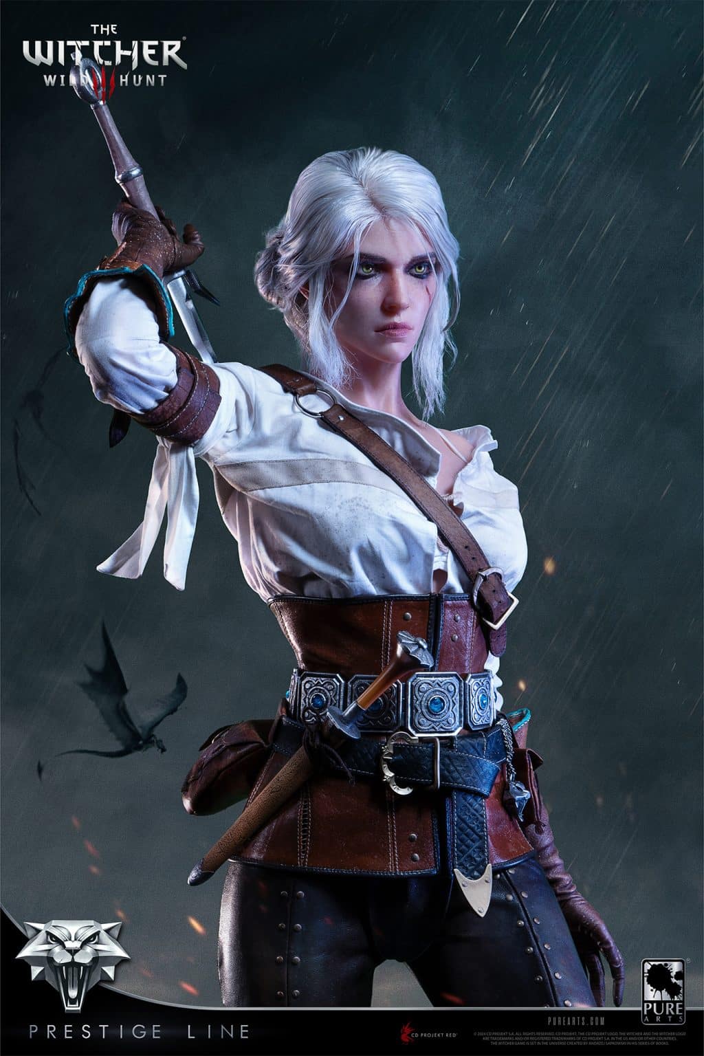 Ciri Of Cintra 1:2 Scale Statue Witcher 3 Prestige Line – Comic Concepts