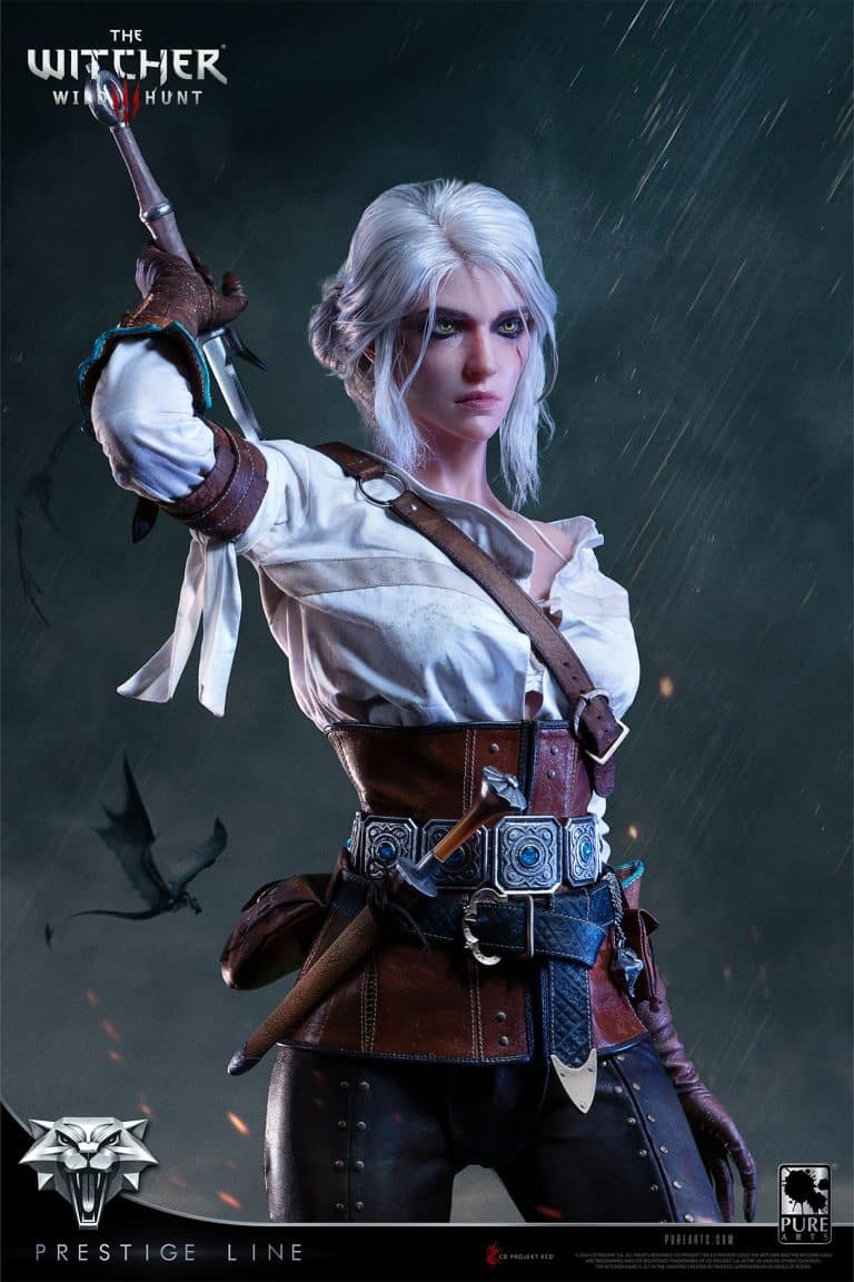 Ciri Of Cintra 1:2 Scale Statue Witcher 3 Prestige Line – Comic Concepts
