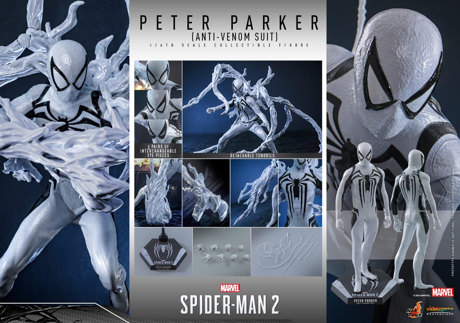 Peter Parker (Anti-Venom Suit) Sixth Scale Figure – Comic Concepts