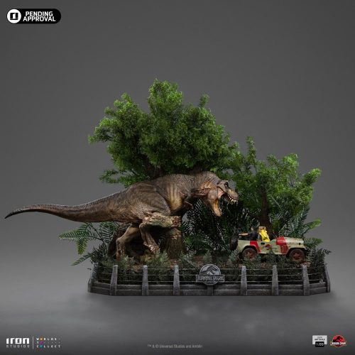 T-Rex Chase Statue - Comic Concepts