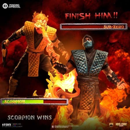 Fatality Scorpion VS Sub-Zero Deluxe Statue - Comic Concepts