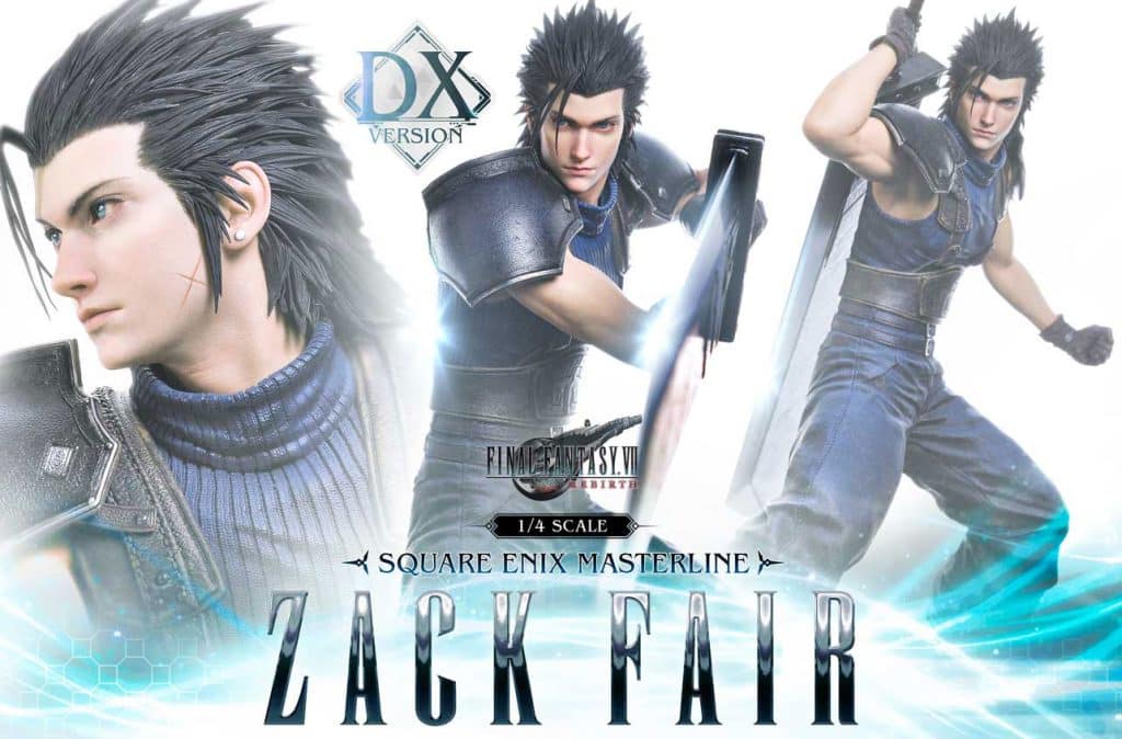 Zack Fair Deluxe Edition Statue Limited Final Fantasy VII Rebirth ...