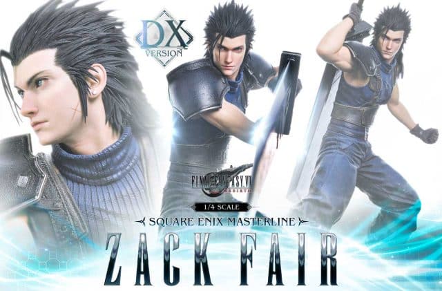 Zack Fair Deluxe Edition Statue Limited Final Fantasy VII Rebirth ...