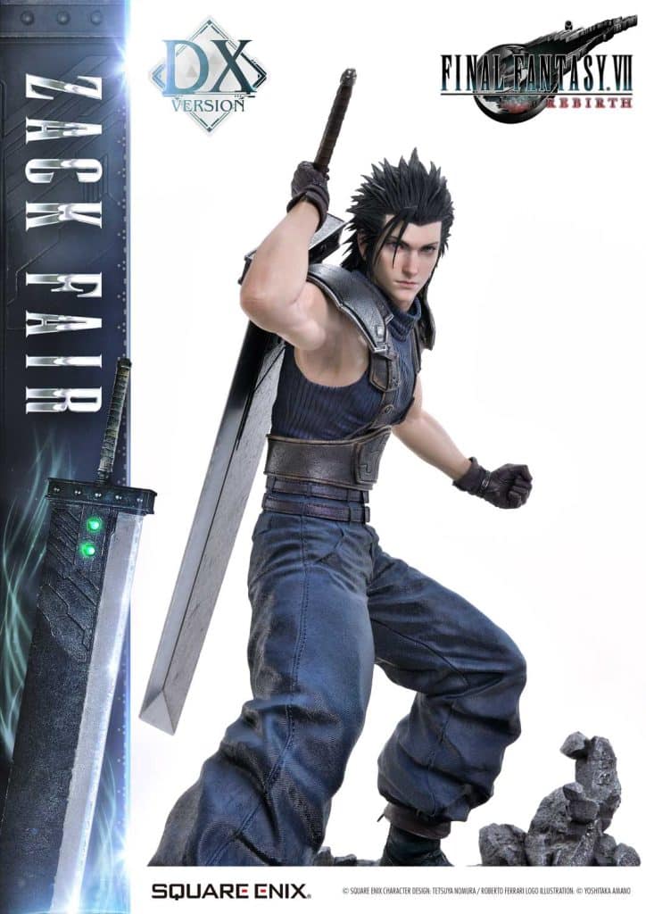 Zack Fair Deluxe Edition Statue Limited Final Fantasy VII Rebirth ...