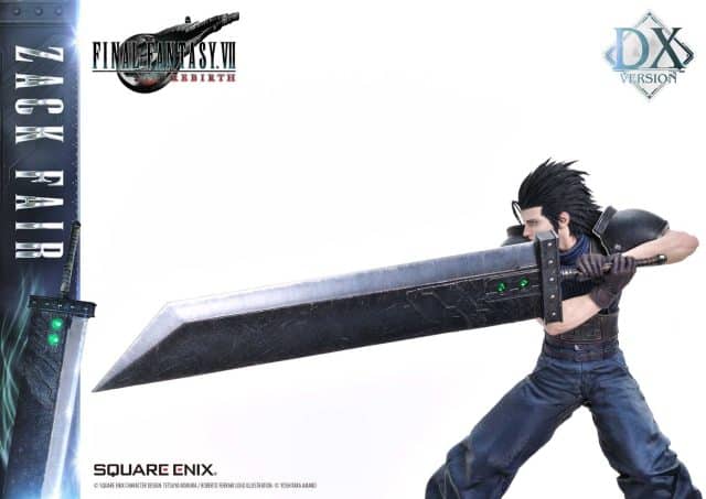 Zack Fair Deluxe Edition Statue Limited Final Fantasy VII Rebirth ...