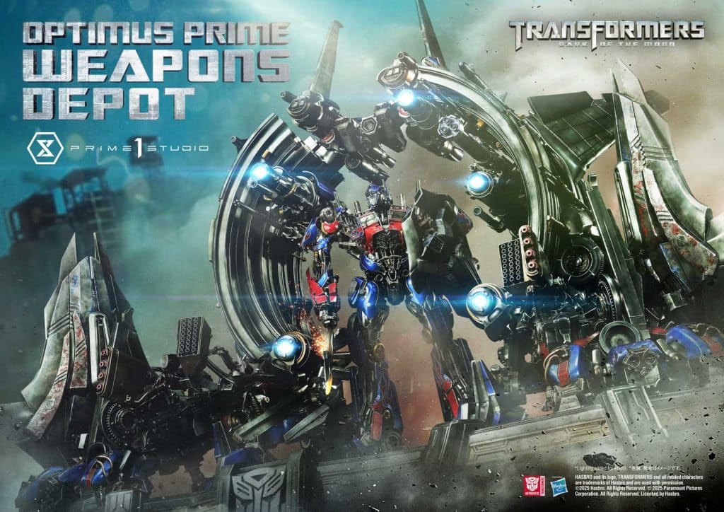 Optimus Prime Weapons Depot Statue Diorama Transformers Limited ...