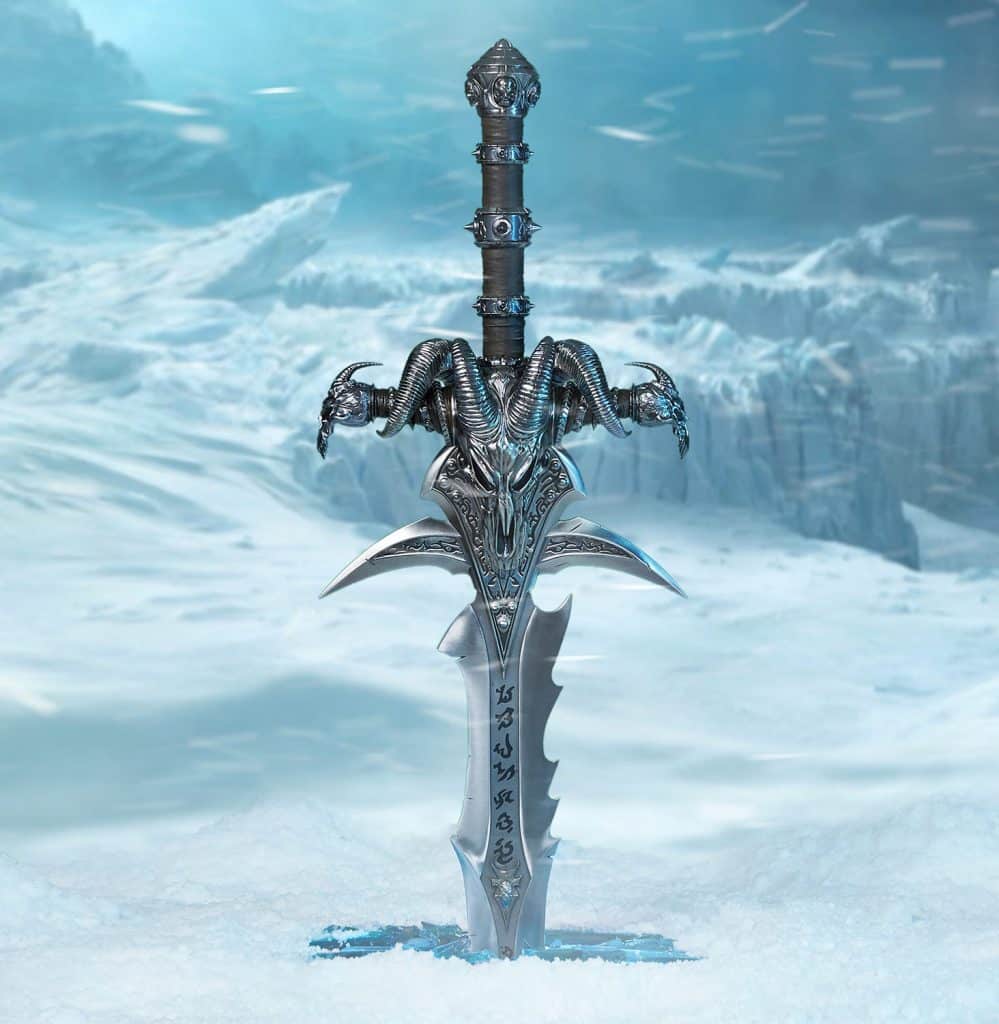 Frostmourne Sword Premium Life-Size Replica Warcraft Limited ...