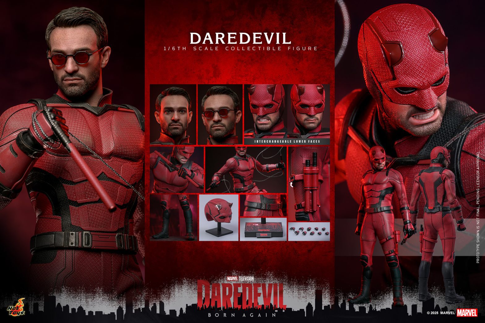 Daredevil Sixth Scale Figure Daredevil Born Again Limited Collectible ...