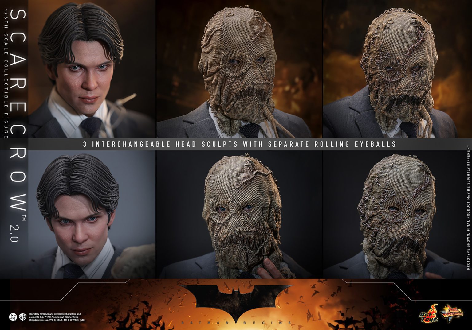 Scarecrow 2.0 Sixth Scale Figure Batman Begins Limited Collectible ...