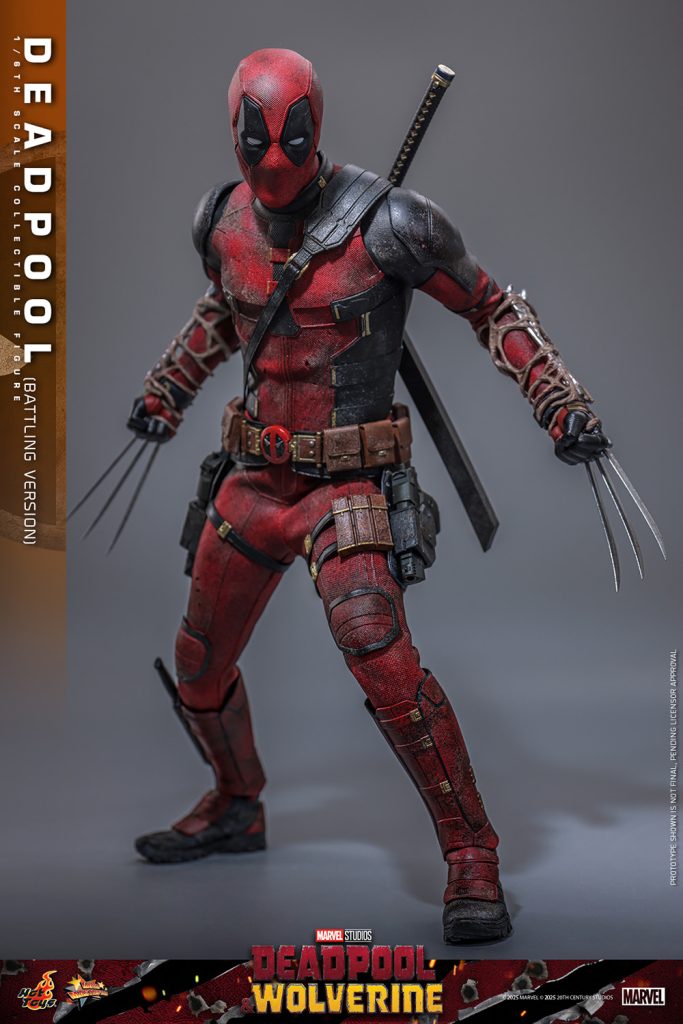 Deadpool Battling Version Sixth Scale Figure Marvel Limited Collectible ...