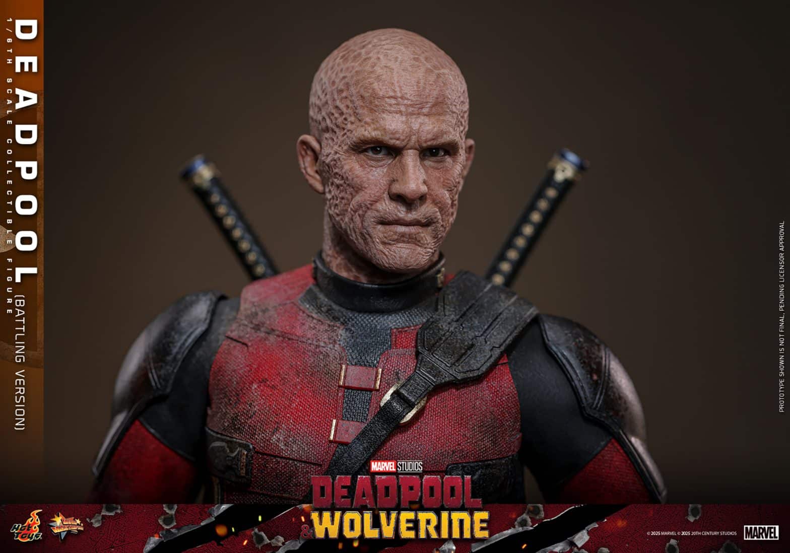 Deadpool Battling Version Sixth Scale Figure Marvel Limited Collectible ...