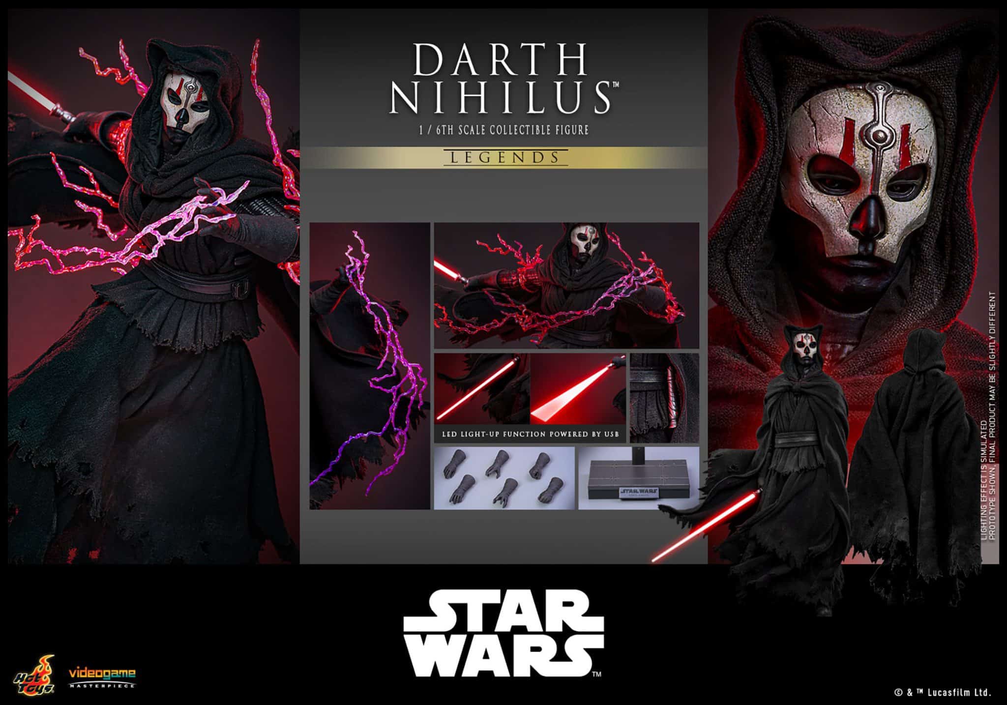 Darth Nihilus Sixth Scale Figure Star Wars Limited Collectible - Comic ...