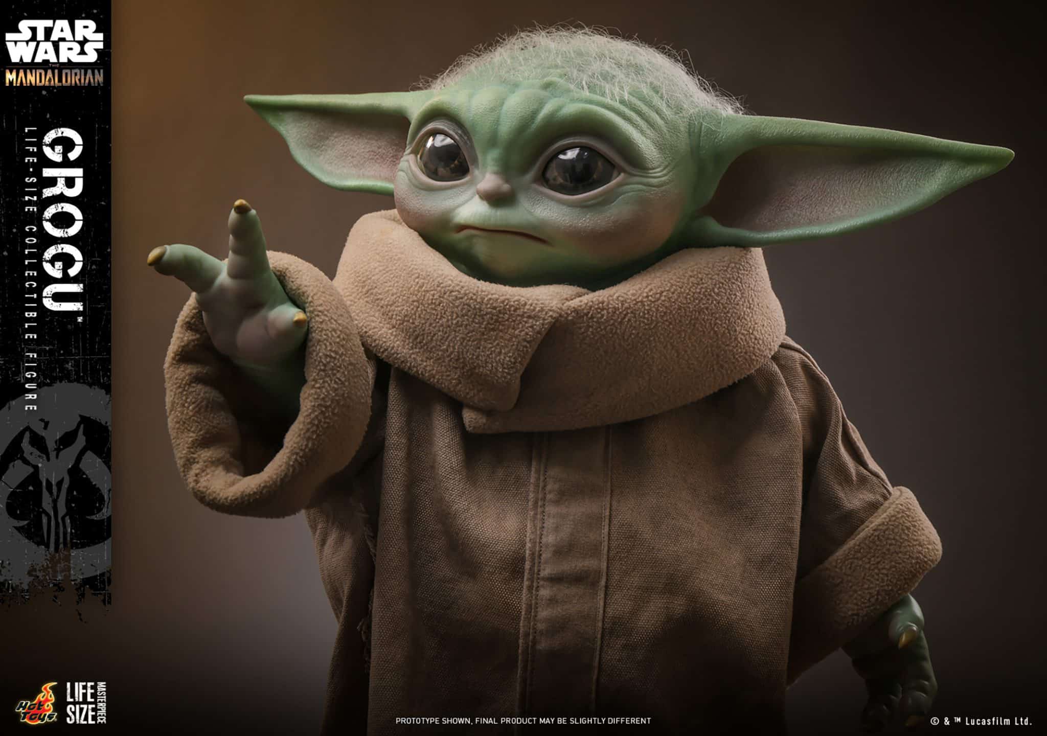 Grogu Life-Size Figure Limited The Mandalorian Collectible – Comic Concepts