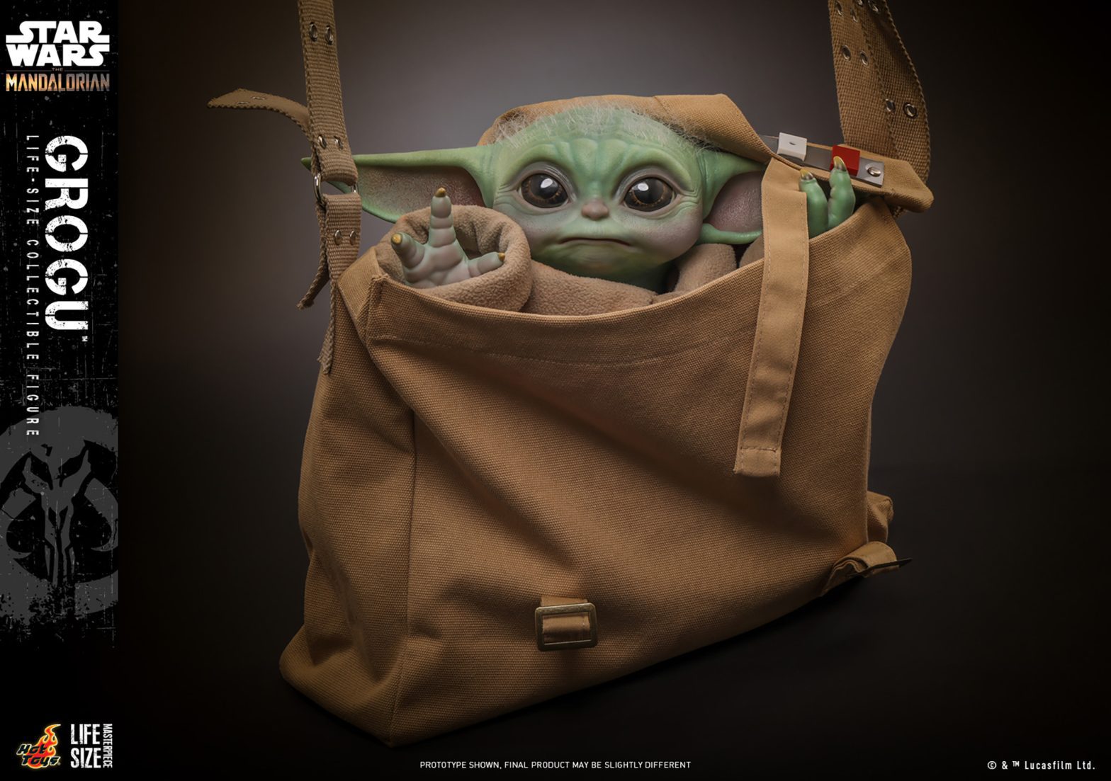 Grogu Life-Size Figure Limited The Mandalorian Collectible - Comic Concepts