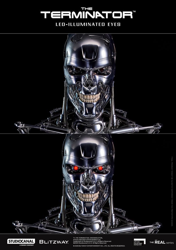 T-800 Endoskeleton Skull Life-Size Replica Bust The Terminator Limited ...
