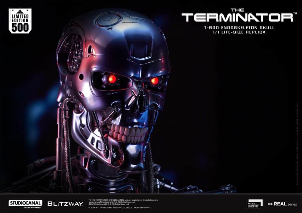T-800 Endoskeleton Skull Life-Size Replica Bust The Terminator Limited ...