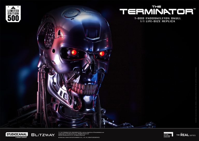 T-800 Endoskeleton Skull Life-Size Replica Bust The Terminator Limited ...