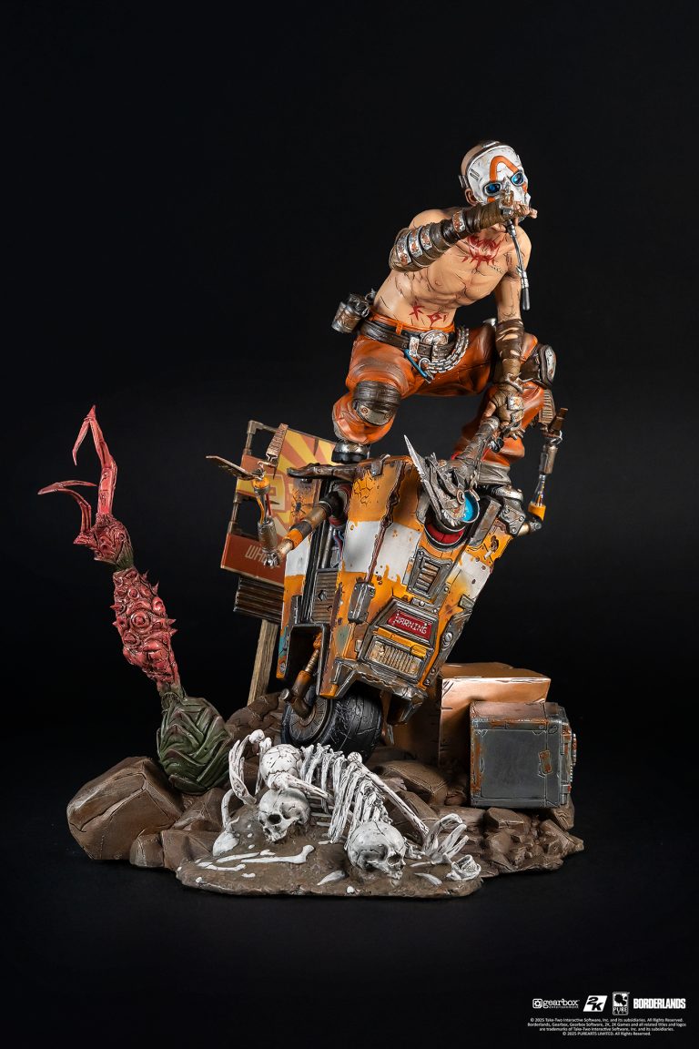 Borderlands Psycho Bandit & Claptrap 1/6 Scale Diorama Statue - Comic ...