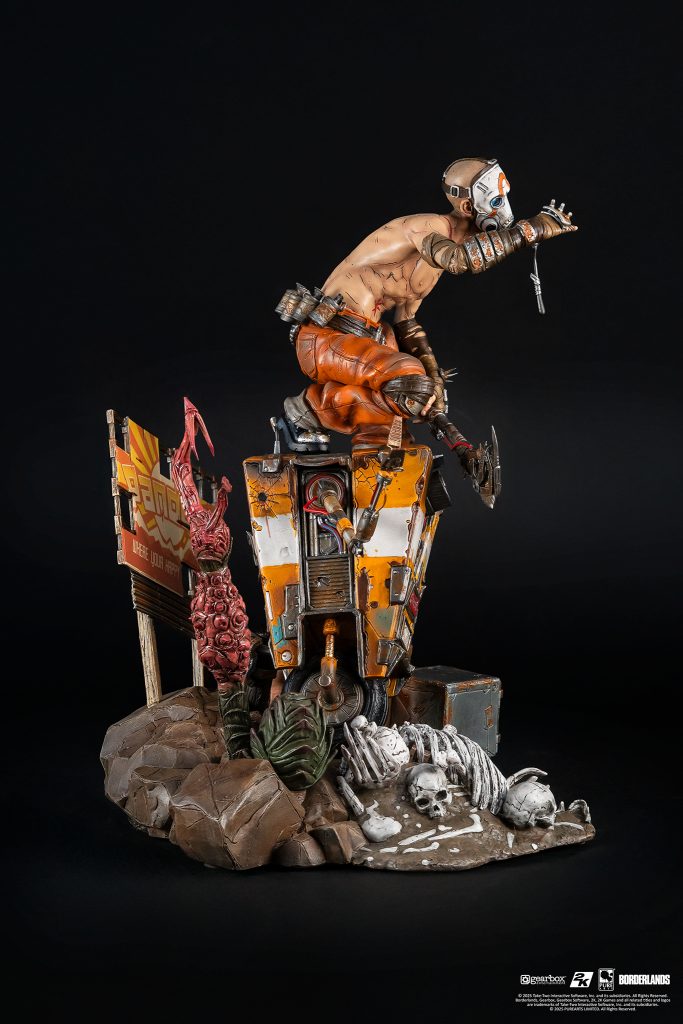 Borderlands Psycho Bandit & Claptrap 1/6 Scale Diorama Statue - Comic ...