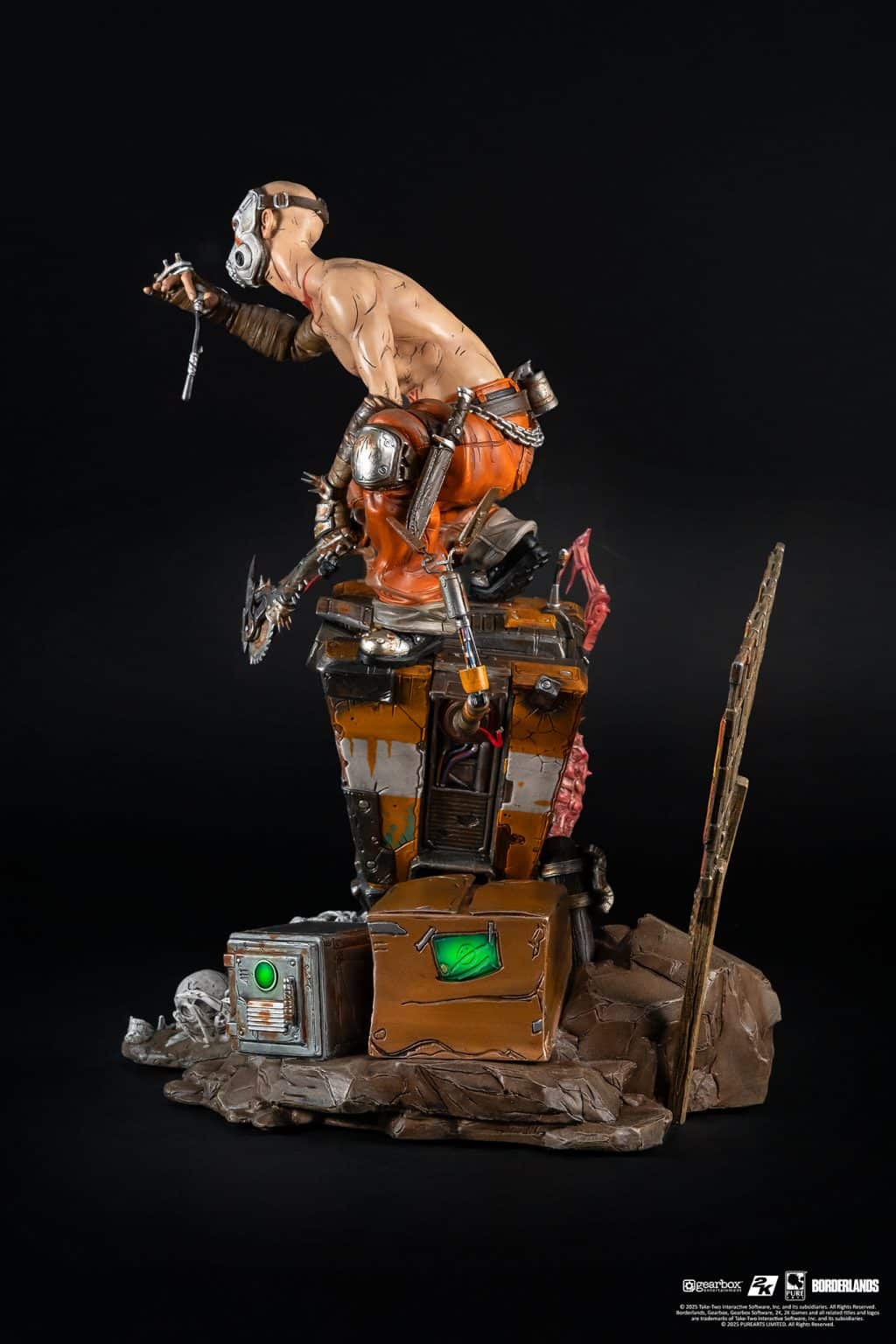 Borderlands Psycho Bandit & Claptrap 1/6 Scale Diorama Statue - Comic ...