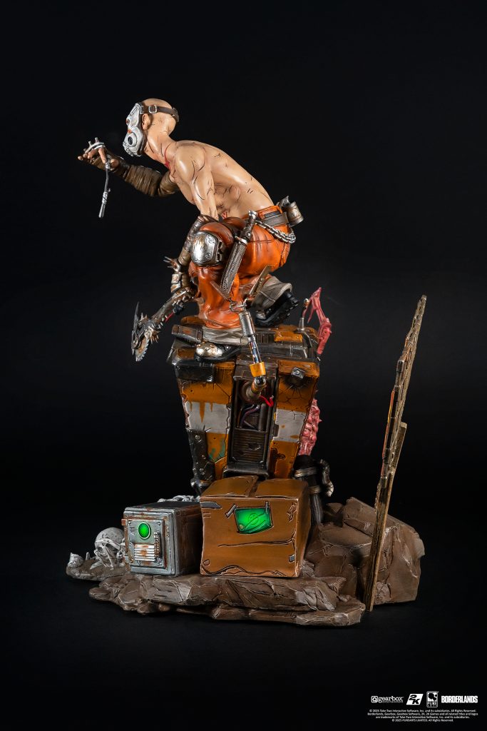 Borderlands Psycho Bandit & Claptrap 1/6 Scale Diorama Statue - Comic ...