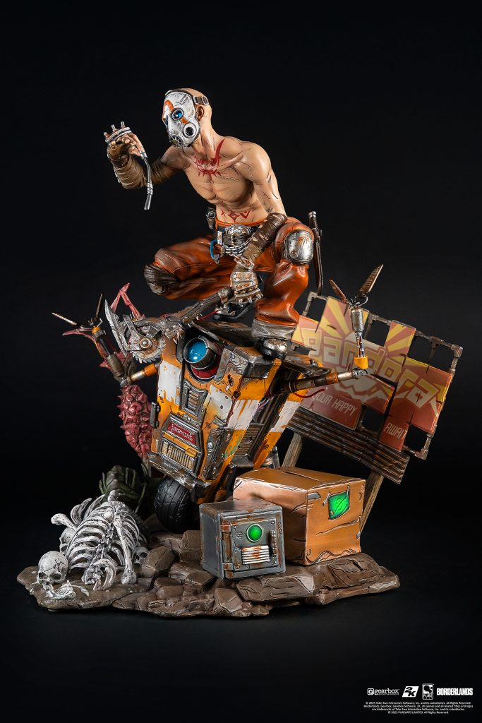 Borderlands Psycho Bandit & Claptrap 1/6 Scale Diorama Statue - Comic ...