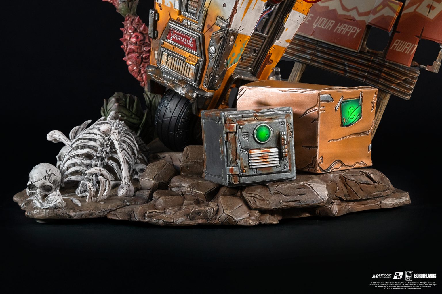 Borderlands Psycho Bandit & Claptrap 1/6 Scale Diorama Statue - Comic ...