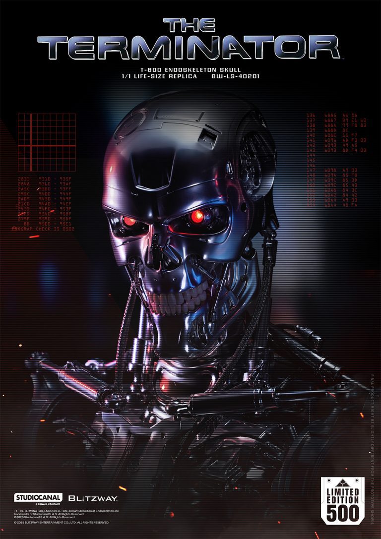 T-800 Endoskeleton Skull Life-Size Replica Bust The Terminator Limited ...