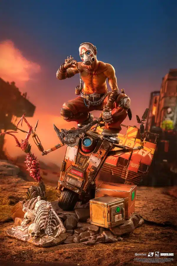 Borderlands Psycho Bandit & Claptrap 1/6 Scale Diorama Statue - Comic ...