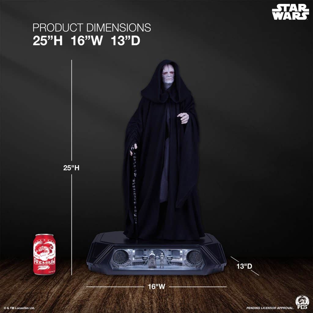 Emperor Palpatine Hyperreal Statue Star Wars Limited Collectible ...