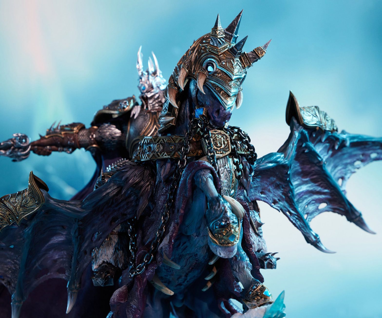 The Lich King & Invincible Statue World Of Warcraft Blizzard Limited ...
